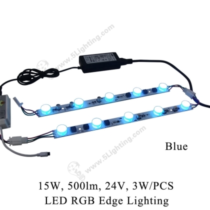 RGB High power led edge lighting, RGB High power led edge lit modules
