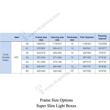 super slim light box crystal frame, ultra-thin crystal led light box ...