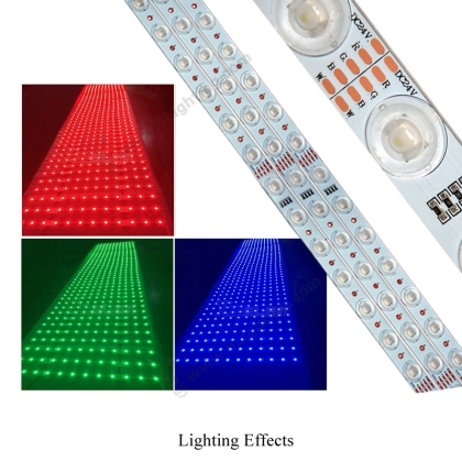 RGB LED lattice backlighting, LED RGB backlit display lights for light ...