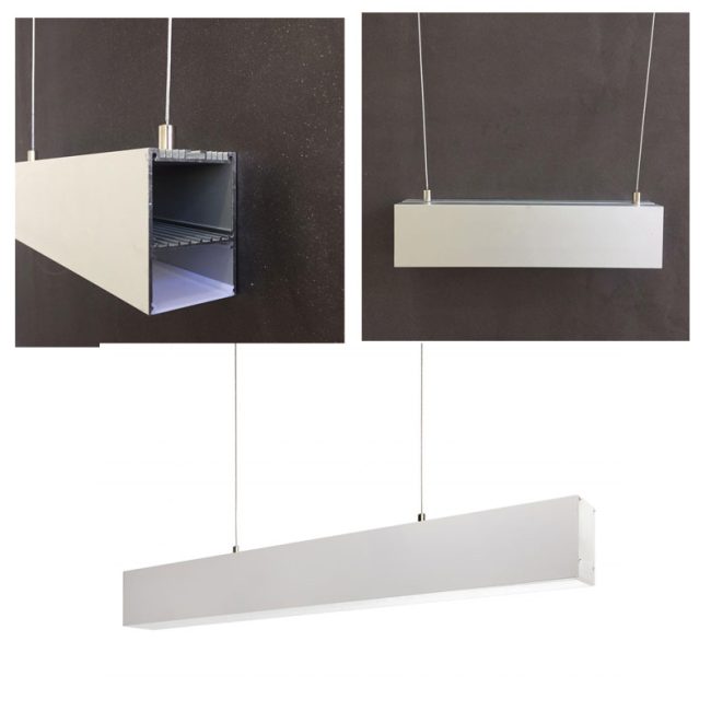 Suspended linear lighting channel, aluminum extrusions, profiles – 5 ...