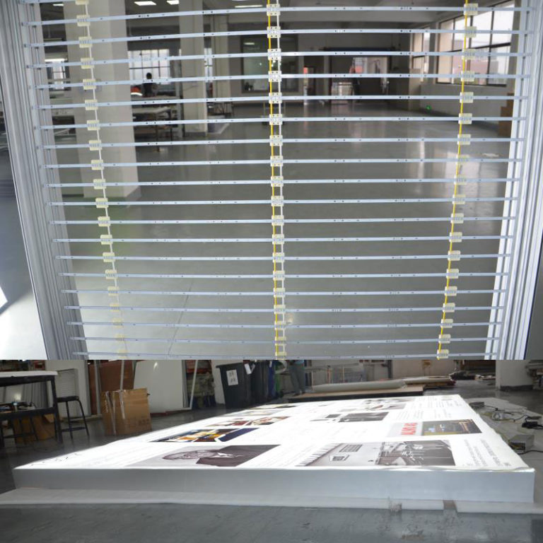 LED Ladder Strip Lights for double-sided light boxes